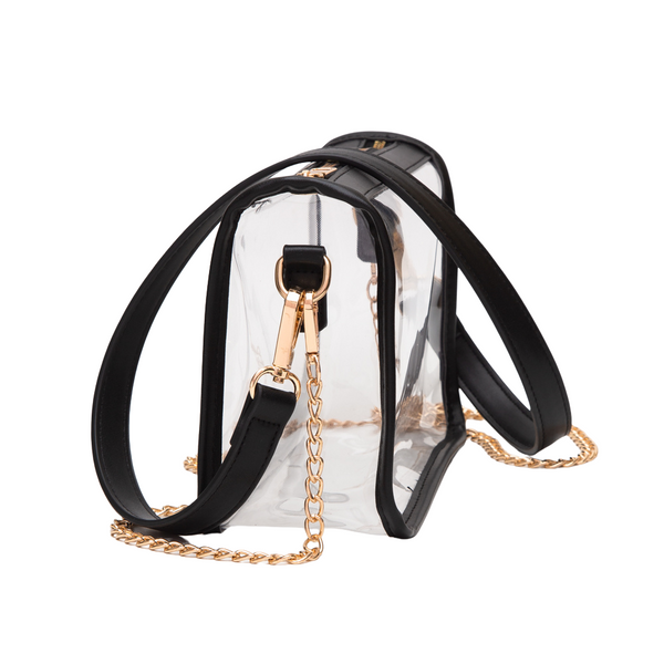 Coco Clear Stadium Approved Crossbody 15 Colors - Black