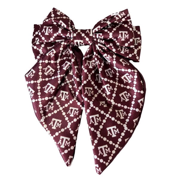 Texas A&M Aggies Satin Game Day Hair Bow