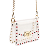 College Jewelry:LOTTIE PYRAMID STUD CLEAR STADIUM BAG- RED & BLACK- Fan ...