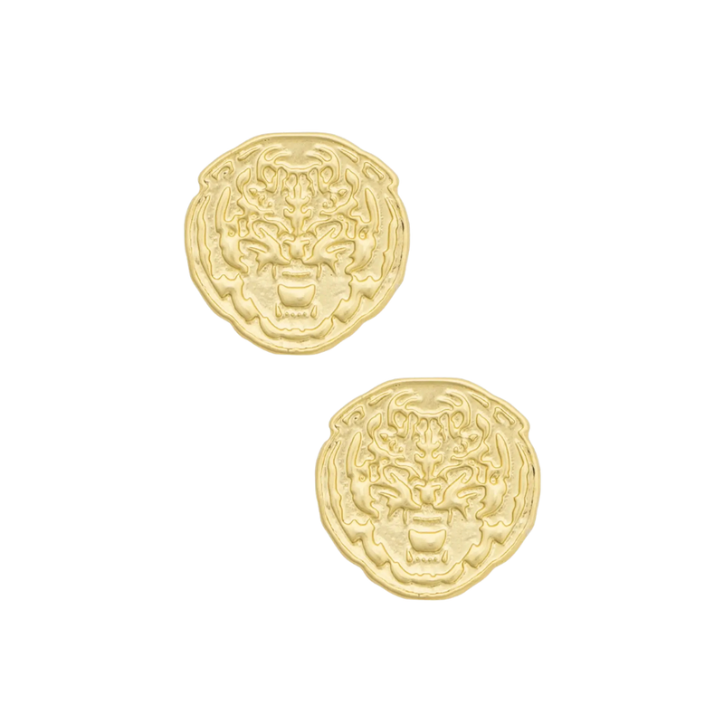 College Jewelry: LSU TIGER 24K GOLD STAMPED LOGO STUD EARRINGS - GOLD ...