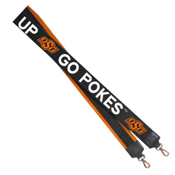 College Jewelry: OSU GO POKES ADJUSTABLE BAG STRAP - Fan Glam
