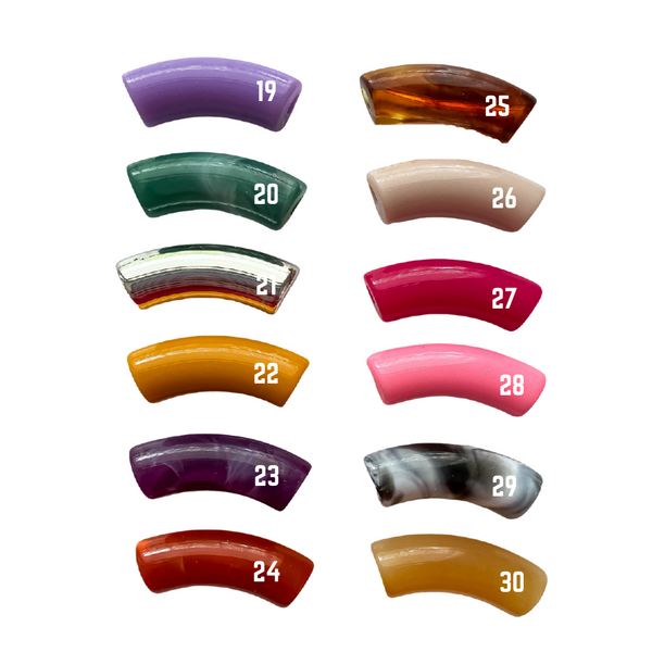 SQUAD STACKS BRACELETS MAROON/WHITE MARBLE